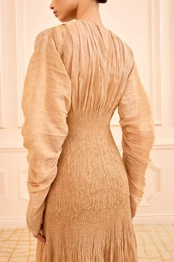 Ulla Johnson Irina Smocked Maxi Dress