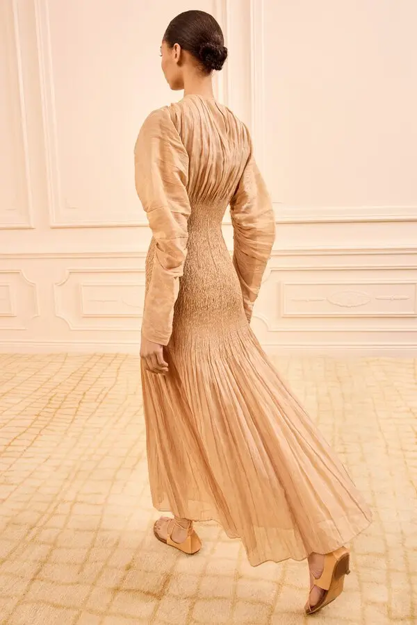 Ulla Johnson Irina Smocked Maxi Dress