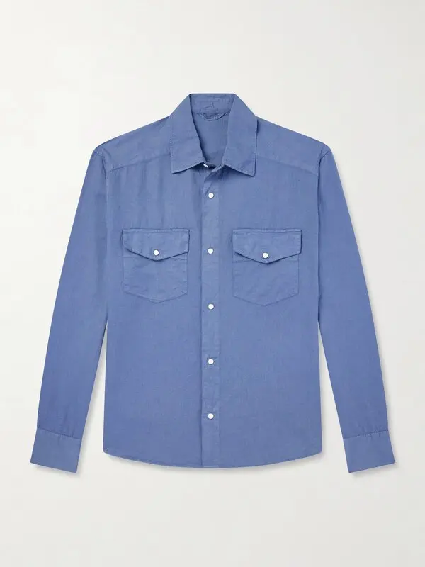 3sixteen Cotton And Linen-blend Shirt