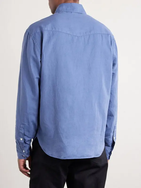 3sixteen Cotton And Linen-blend Shirt