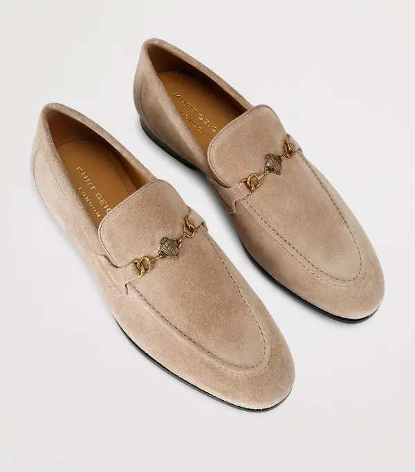 Kurt Geiger Suede Alton Loafers - Brown