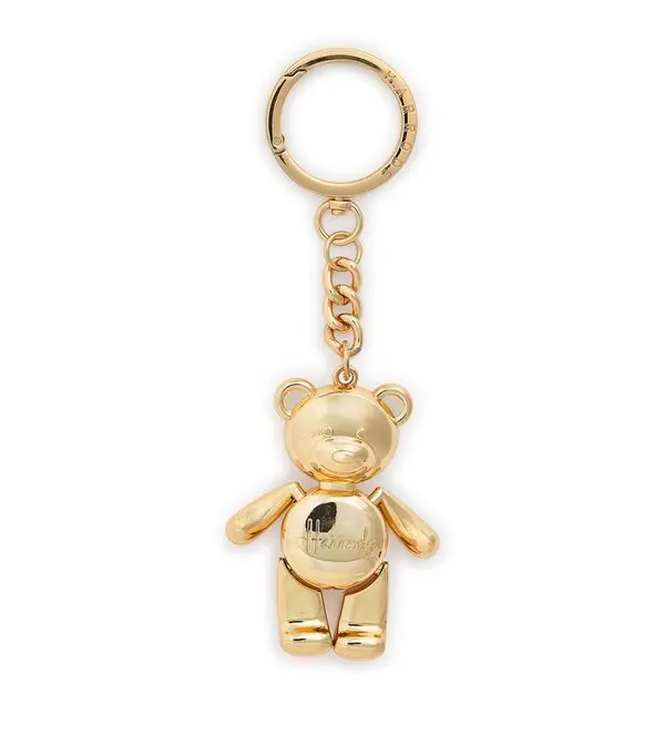 Harrods Jointed Bear Keyring - Gold