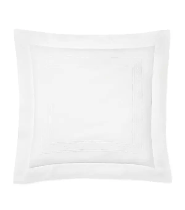 PRATESI Silk-cotton Impero Square Pillowcase - White