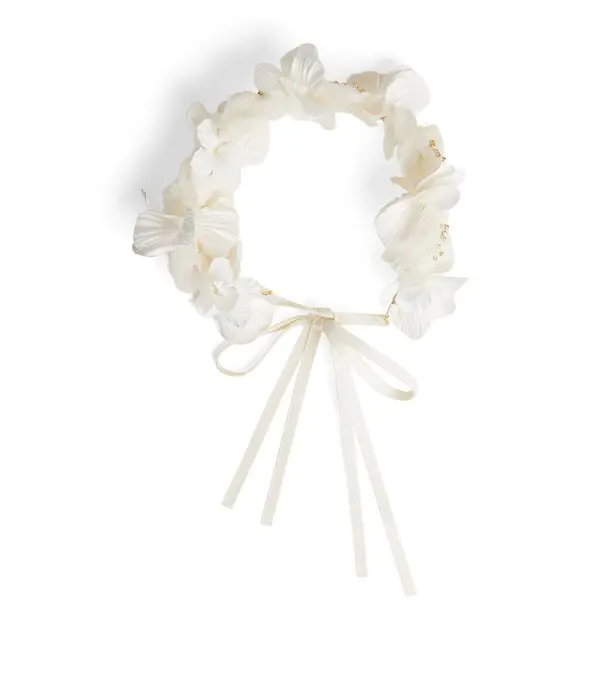 Bonpoint Floral Headband - White