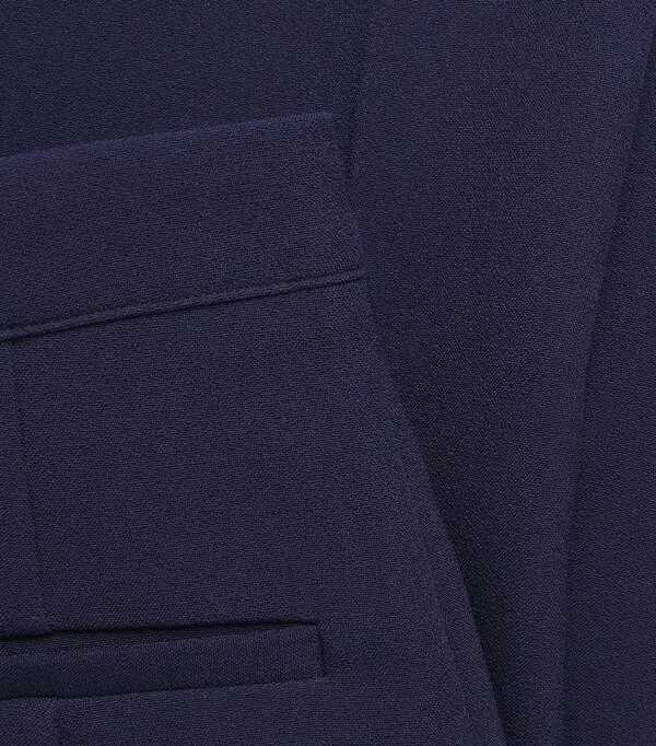 Safiyaa Crepe Flared Tailored Trousers