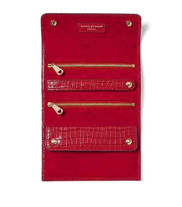 ASPINAL OF LONDON Leather Jewellery Roll