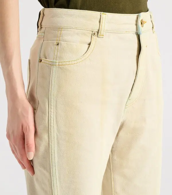 Balmain Faded High-rise Flare Jeans