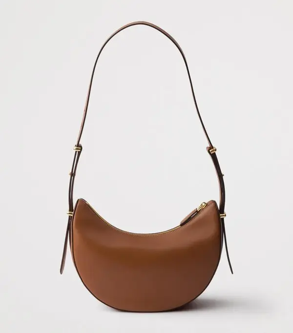 Prada Leather Arqué Shoulder Bag