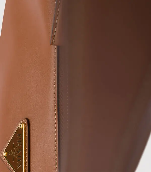 Prada Leather Arqué Shoulder Bag