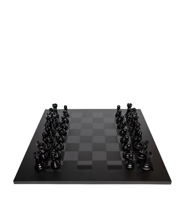 PURLING Midnight Match Chess Set - Black