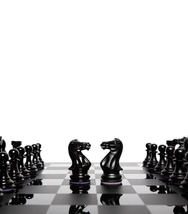 PURLING Midnight Match Chess Set