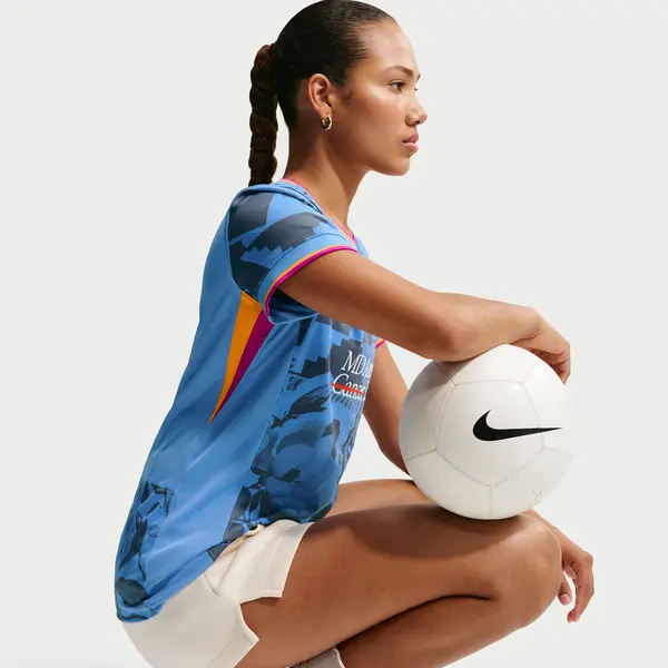 Nike Houston Dash Stadium Away Dri-fit Nwsl Replica Jersey - Blue