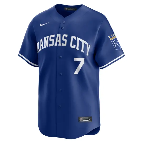 Nike Bobby Witt Jr. Kansas City Royals Dri-fit Adv Mlb Limited Jersey - Blue