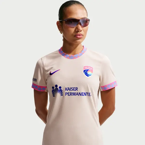 Nike San Diego Wave Fc Stadium Edition Dri-fit Replica Jersey - Brown
