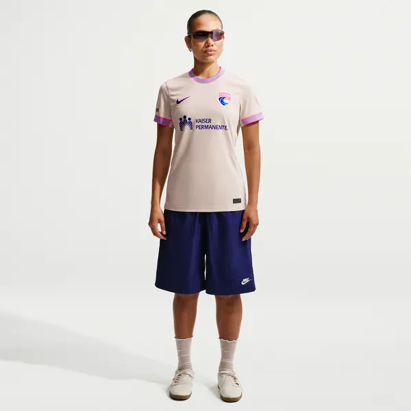 Nike San Diego Wave Fc Stadium Edition Dri-fit Replica Jersey