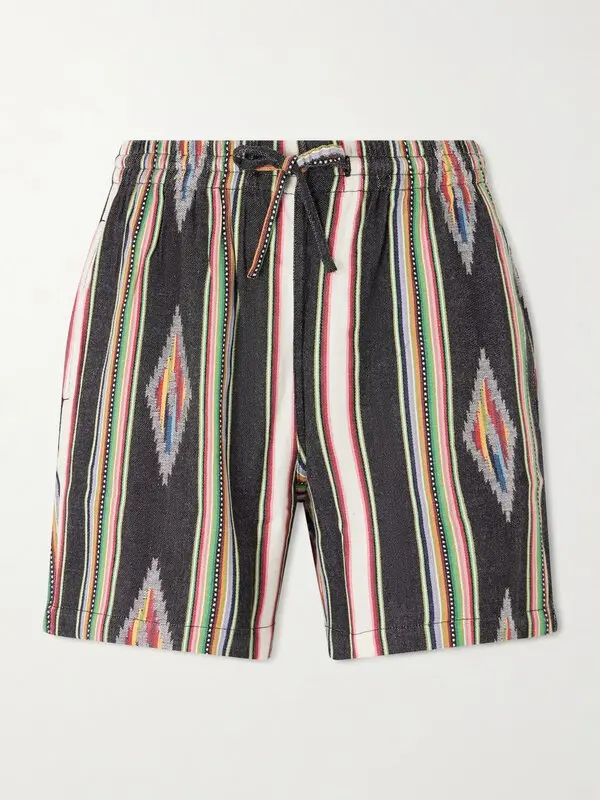 KARDO Olbia Straight-leg Cotton Shorts - Multi