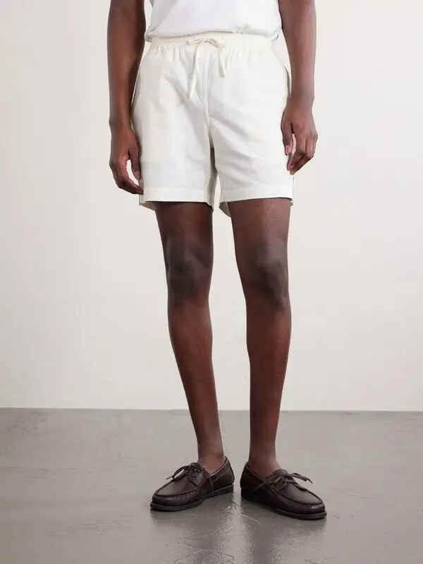 KARDO Olbia Straight-leg Khadi Cotton Shorts
