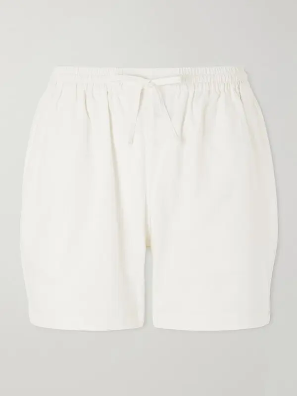KARDO Olbia Straight-leg Cotton Drawstring Shorts