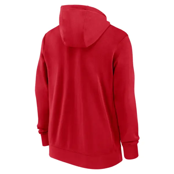 Nike Cleveland Guardians Lockup Mlb Full-zip Hoodie - Red