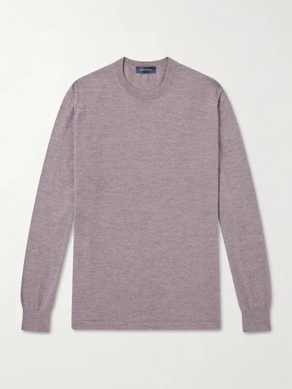 Thom Sweeney Crewneck Sweater - Brown