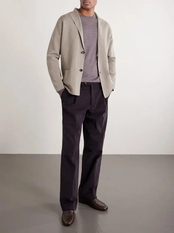 Thom Sweeney Crewneck Sweater - Brown