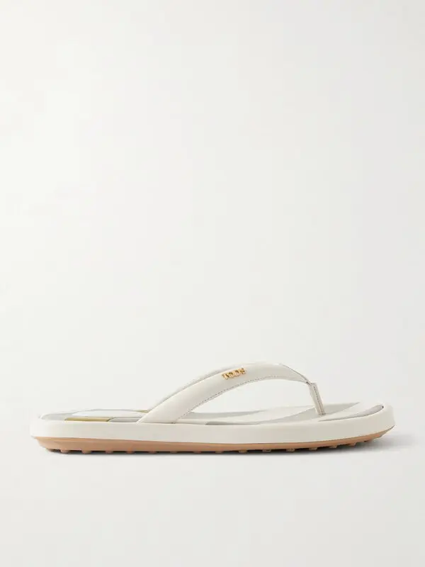 TOD'S Leather Flip Flops