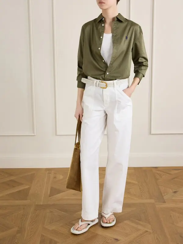 TOD'S Leather Flip Flops