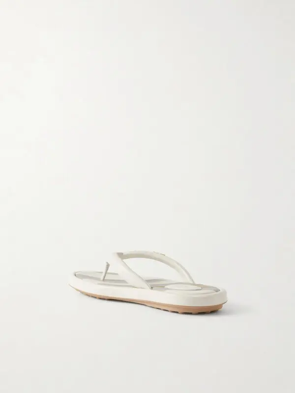 TOD'S Leather Flip Flops