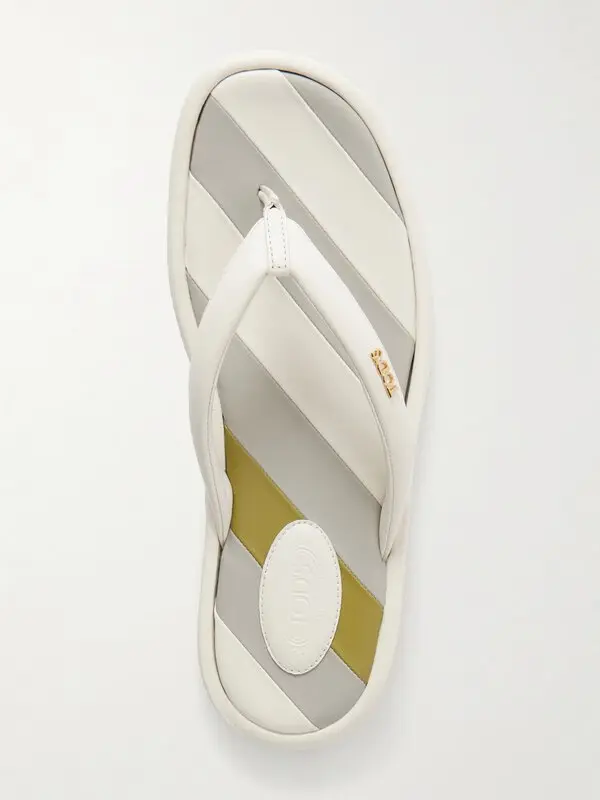 TOD'S Leather Flip Flops