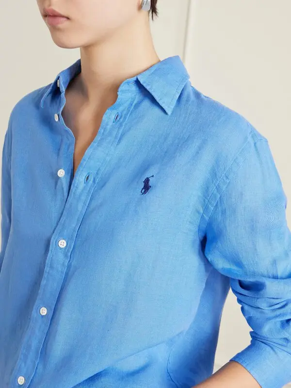 Polo Ralph Lauren Embroidered Linen Shirt