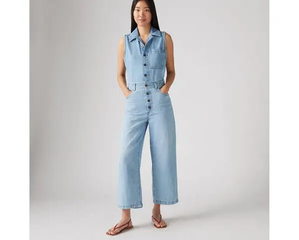 LEVI'S Lightweight Sleeveless Jumpsuit - Home Improvement Jum