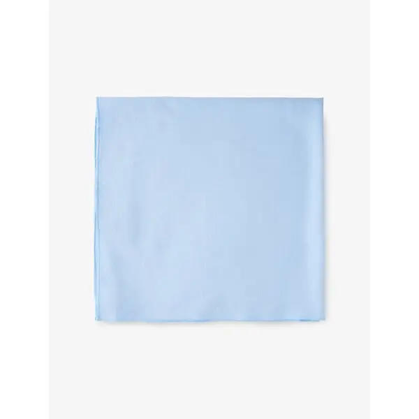 Monday Swimwear Square Woven Headscarf - Sky Rayon