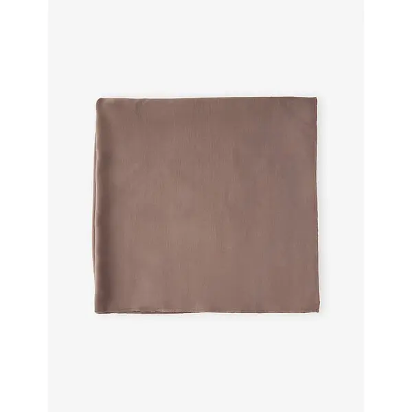 Monday Swimwear Square Woven Headscarf - Stone Rayon