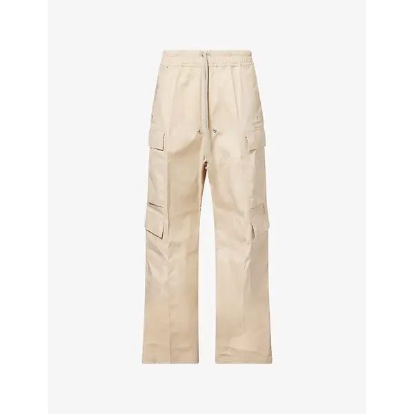 Rick Owens Cargobelas Wide-leg Trousers - Sand