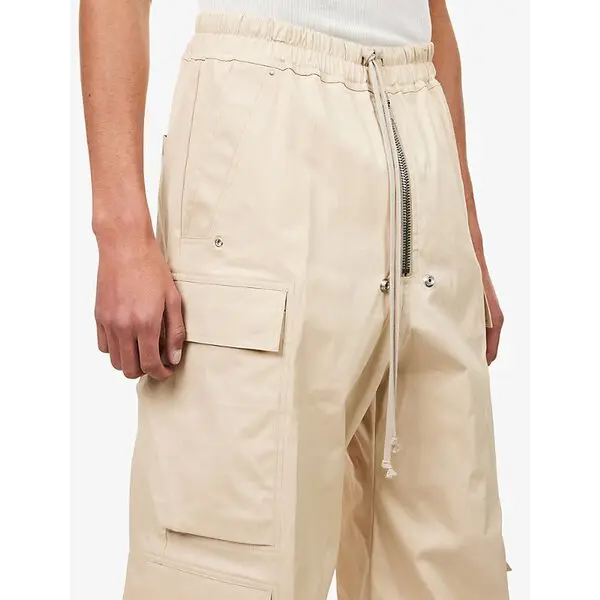 Rick Owens Cargobelas Wide-leg Trousers - Sand