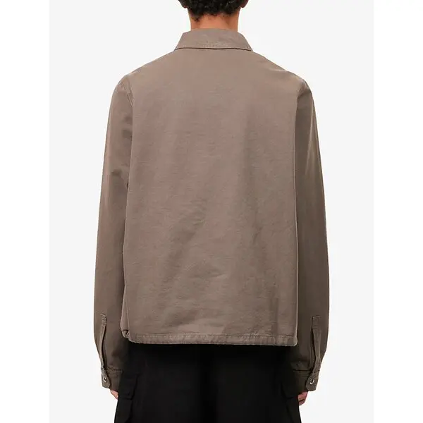 Rick Owens Zip-front Oversized Cotton Jacket