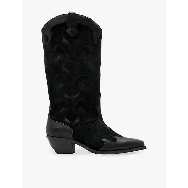 ALLSAINTS Dolly Western Boots - Black