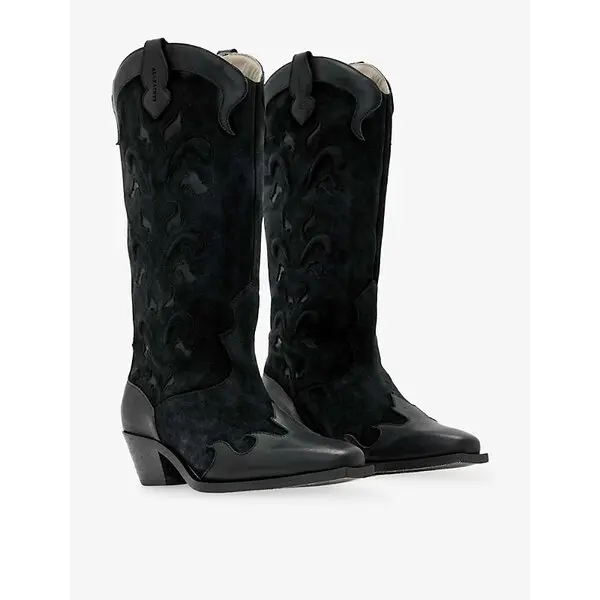 ALLSAINTS Dolly Western Boots - Black