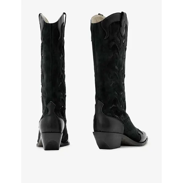 ALLSAINTS Dolly Western Boots - Black