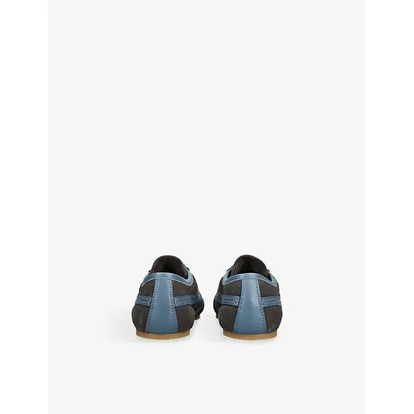 Dries Van Noten Dustin Leather Trainers - Grey/d.cmb