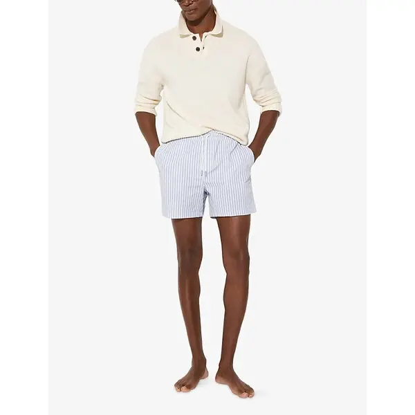 REISS Striped Swim Shorts