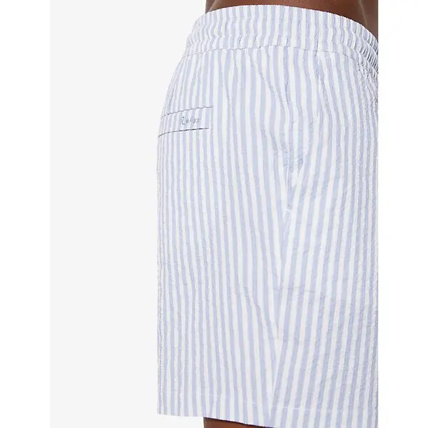REISS Striped Swim Shorts