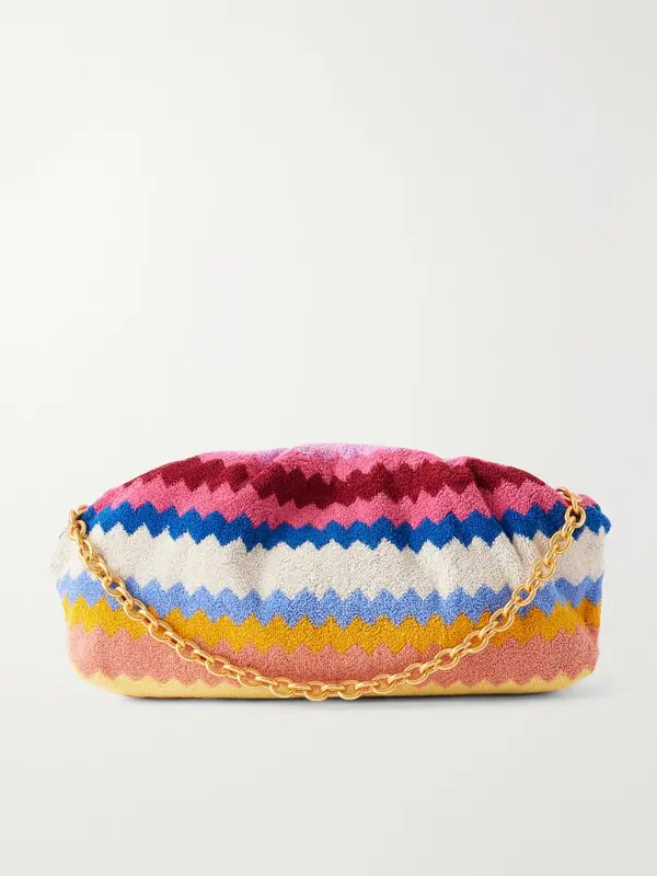 Missoni Large Striped Terry Pouch - Multi