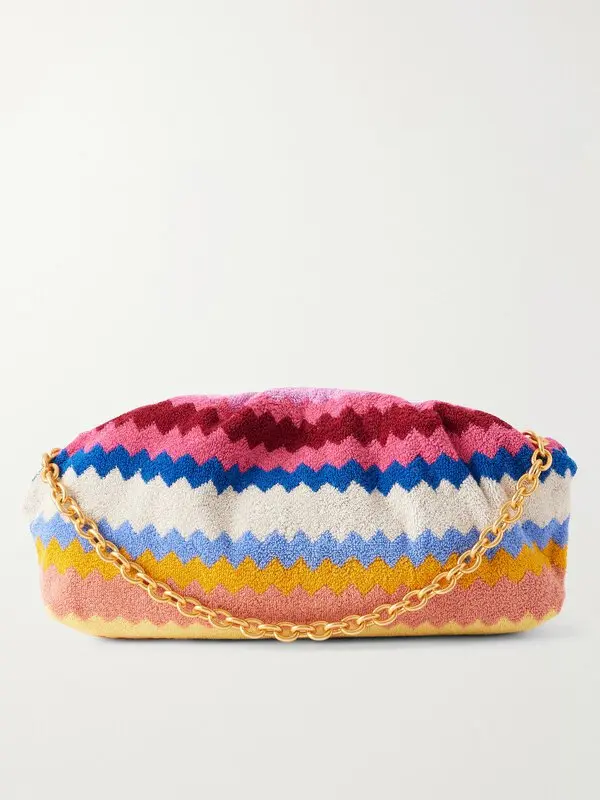 Missoni Large Striped Terry Pouch - Multi