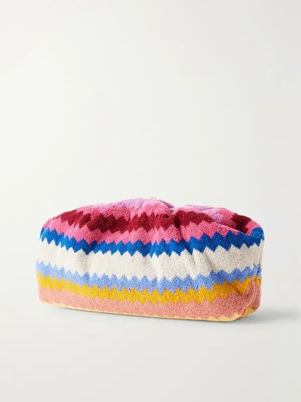 Missoni Large Striped Terry Pouch - Multi