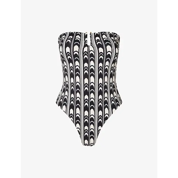 MALINA Abstract-print Swimsuit - Arch