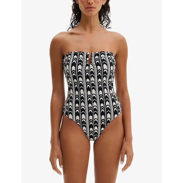 MALINA Abstract-print Swimsuit