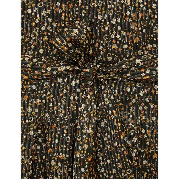REISS Floral-print Woven Mini Dress
