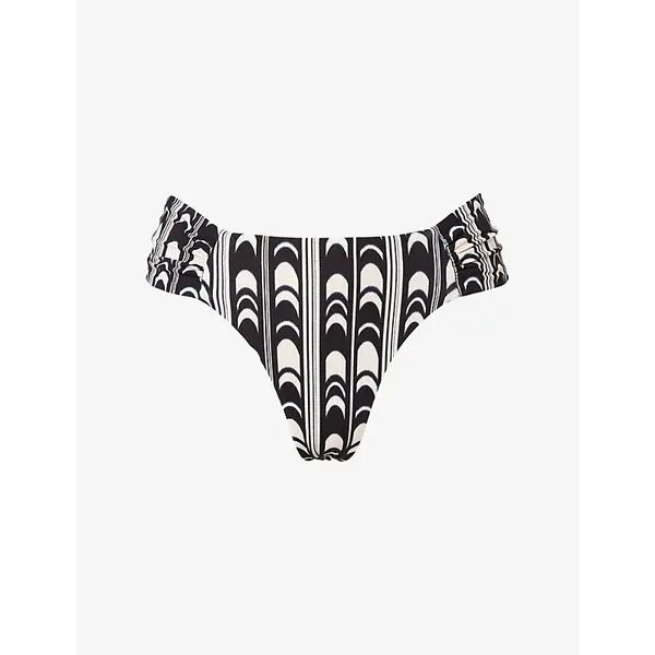 MALINA Signature Abstract-print Bikini Bottoms - Arch