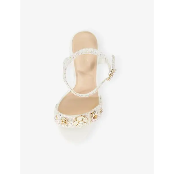 DUNE Woven Heeled Sandals